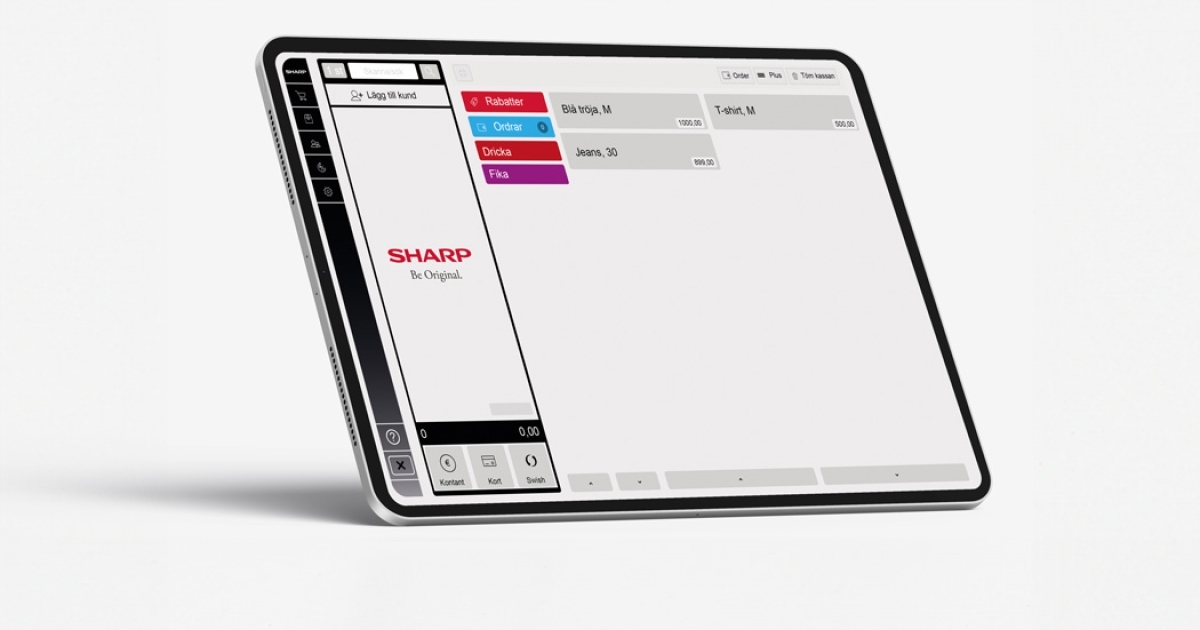 Kassasystem för butik | Sharp
